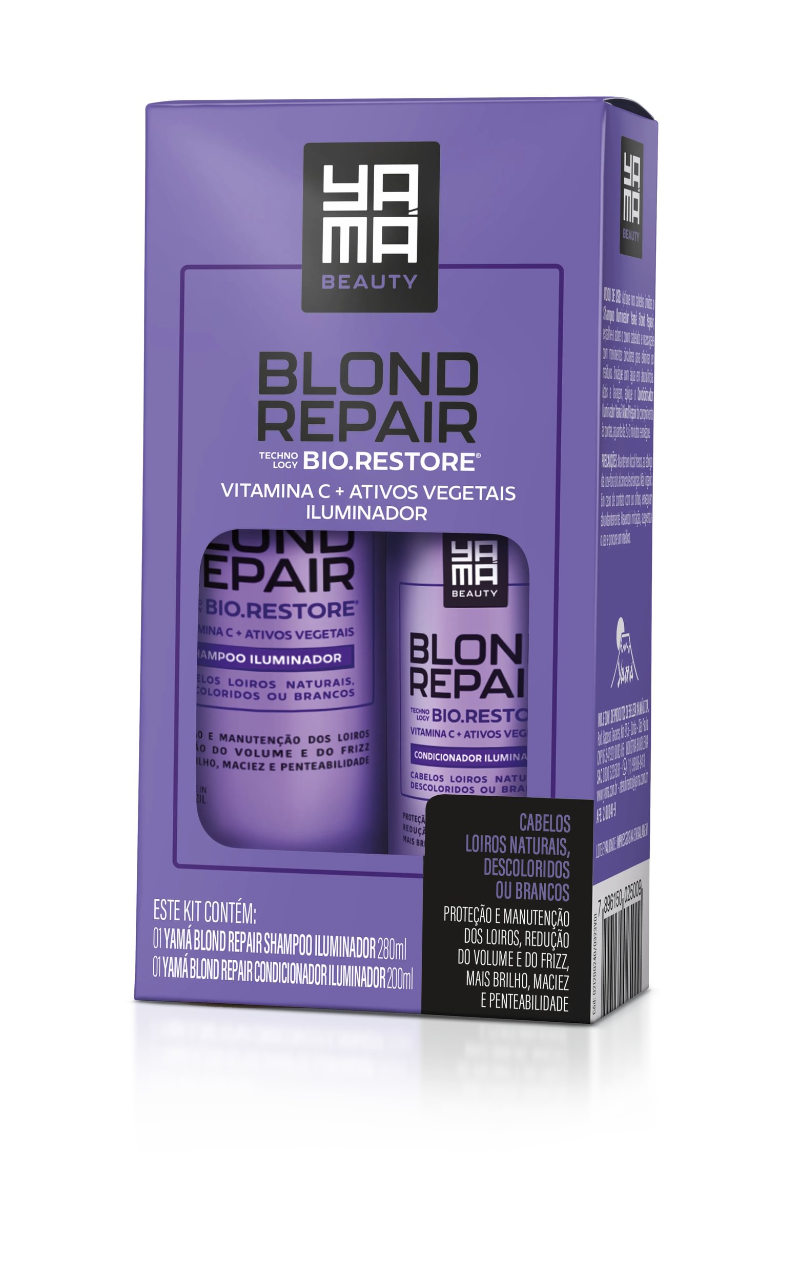 Kit Shampoo e Condicionador Blond Repair - Yamá Beauty